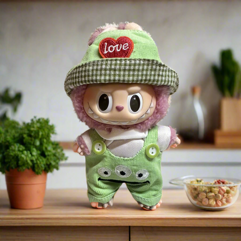 Labubu Green Monster Outfits Cloth – POPNATION